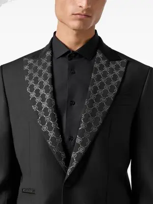 Philipp Plein Monogram-pattern Blazer