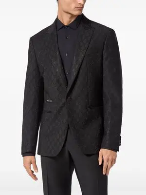 Philipp Plein Monogram-pattern Blazer
