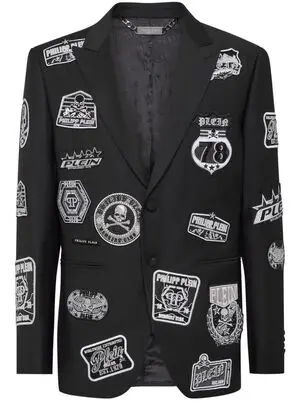 Philipp Plein Patches Blazer