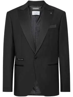 Philipp Plein Skull-print Blazer - Black