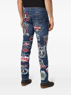 Philipp Plein Rock Star Straight Leg Jeans