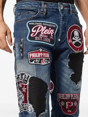 Philipp Plein Rock Star Straight Leg Jeans