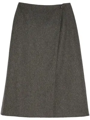 YVES SALOMON A-line Mid-calf Skirt