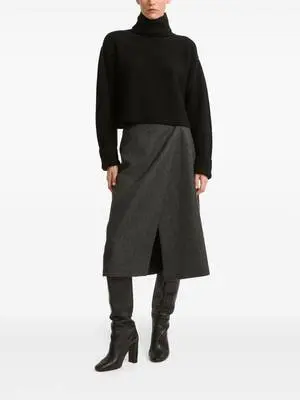 YVES SALOMON A-line Mid-calf Skirt