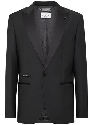 Philipp Plein Skull-print Blazer - Black