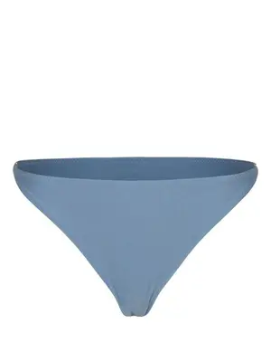 GANNI Logo-plaque Bikini Bottom - Blue