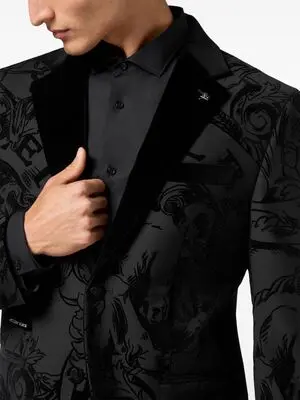 Philipp Plein Graphic-print Blazer