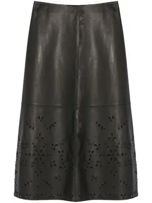 Yves Salomon Black Wash Skirts