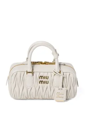 Miu Miu Arcadie Gold Tone Shoulder Bags