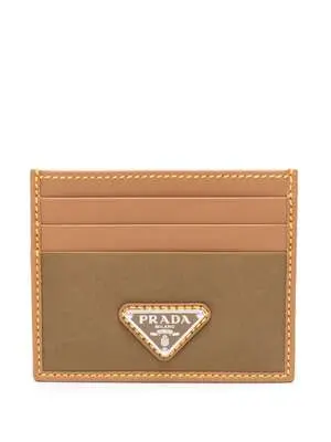 Prada Triangle-logo Leather Cardholder