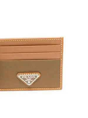 Prada Triangle-logo Leather Cardholder