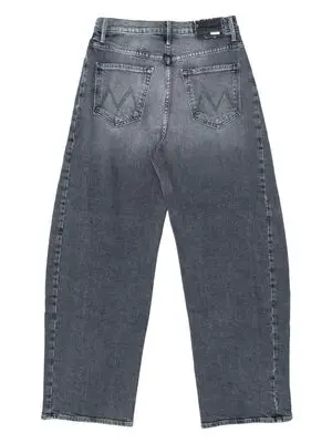 MOTHER High-waisted Wide-leg Jeans - Grey
