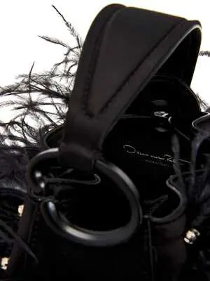Oscar De La Renta Nano Ostrich-feather Bag