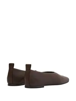 COURREGES Leather Loafers - Brown