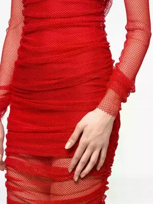 ATU BODY COUTURE Fishnet-design Midi Dress