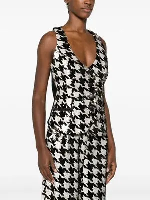 MITILIANE COUTURE Houndstooth Vest