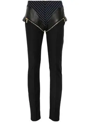 MITILIANE COUTURE Panelled Zipped Trousers