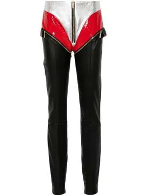 MITILIANE COUTURE Unzipped Panelled Trousers