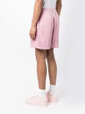 ADVISORY BOARD CRYSTALS Logo-embroidered Mesh Track Shorts