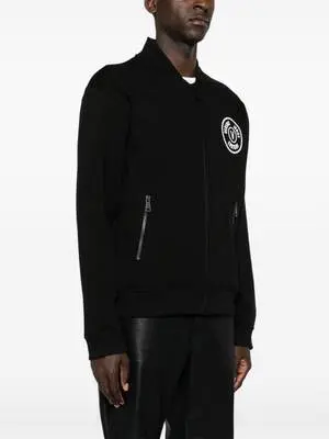 Versace Logo-print Zip-up Sweatshirt