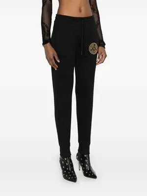Versace Embroidered Logo Track Pants