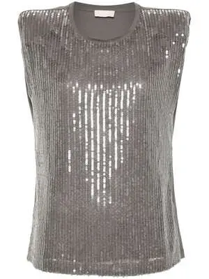 Liu Jo Sequined Tank Top