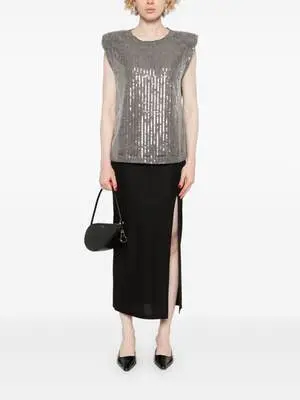 Liu Jo Sequined Tank Top