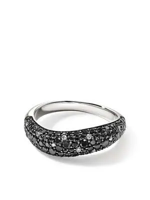 John Hardy Sterling Diamond Ring