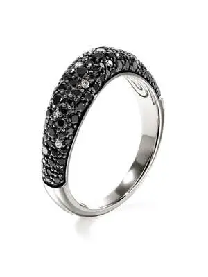 John Hardy Sterling Diamond Ring