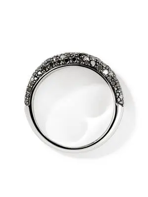 John Hardy Sterling Diamond Ring