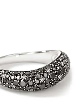 John Hardy Sterling Diamond Ring