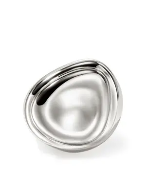 John Hardy Sterling Pebble Signet Ring