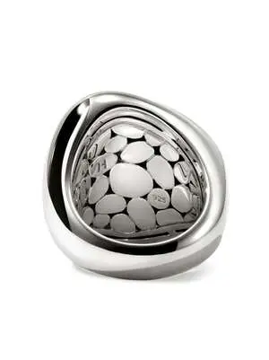 John Hardy Sterling Pebble Signet Ring
