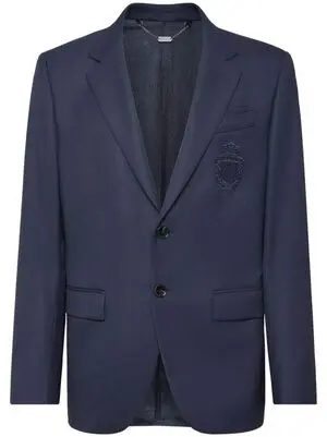 BILLIONAIRE Embroidered Logo Blazer