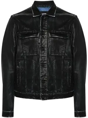 Dsquared2 Garment-dyed Denim Jacket