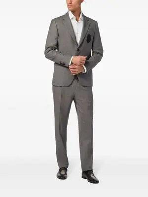 BILLIONAIRE Single-breasted Blazer - Grey