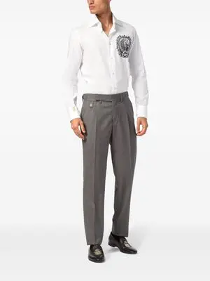 BILLIONAIRE Creased Chino Trousers