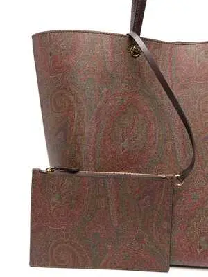 Etro Paisley-print Shoulder Bag - Brown