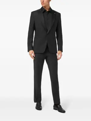 BILLIONAIRE Single-breasted Blazer - Black