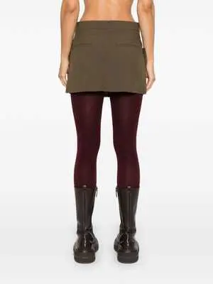 Rick Owens Cut-off Mini Skirt - Green