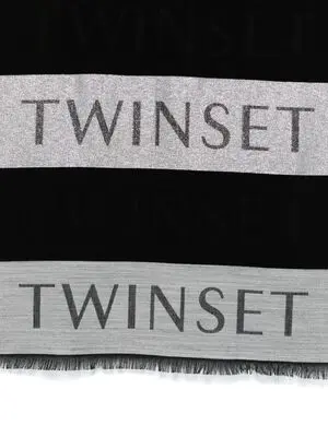 TWINSET Logo-jacquard Scarf