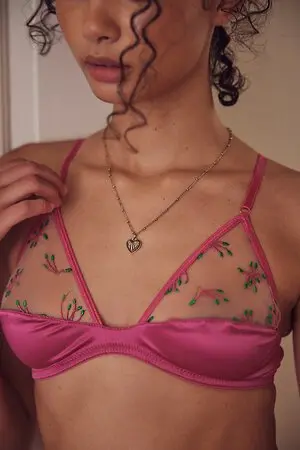 LE PETIT TROU Bonbon Satin Soft Bra