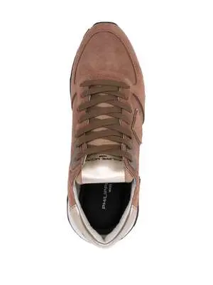 Philippe Model Tropez Haute Sneakers - Brown