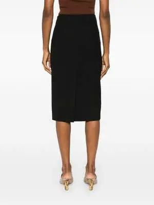 Peserico A-line Midi Skirt - Black