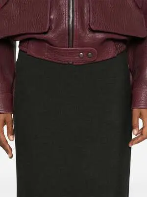Peserico A-line Midi Skirt - Grey