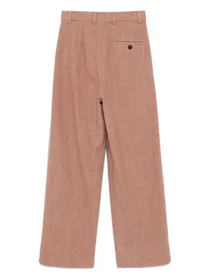 Stella McCartney Mélange-effect Trousers