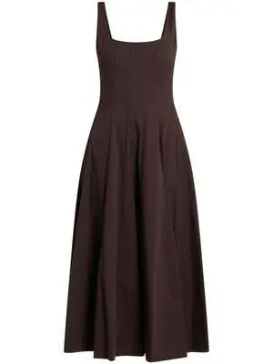 Staud Wells Midi Dress