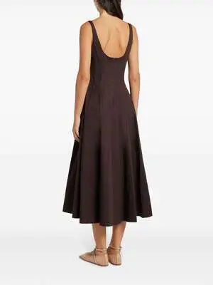 Staud Wells Midi Dress