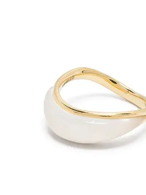 Fernando Jorge Stream Wave Mother-of-pearl Ring