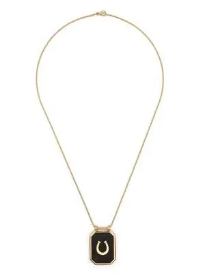 MARIE LICHTENBERG Marie Lichtenberg 18kt Yellow Gold Horseshoe Necklace